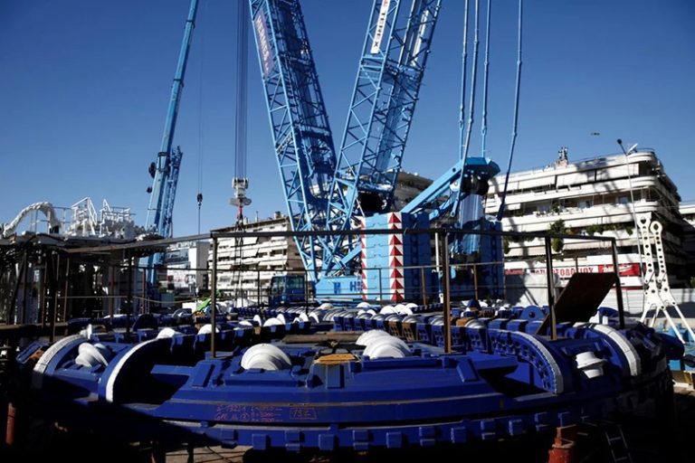 Μέσα στο εργοτάξιο της Γραμμής 4 του Μετρό - Zougla