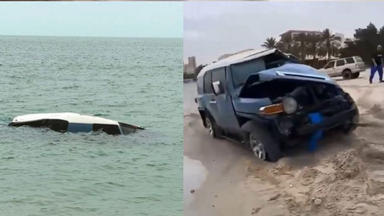 Πήγε για «μαγκιές» στην παραλία με το SUV και τελικά... εκτοξεύτηκε! (Βίντεο) - Zougla