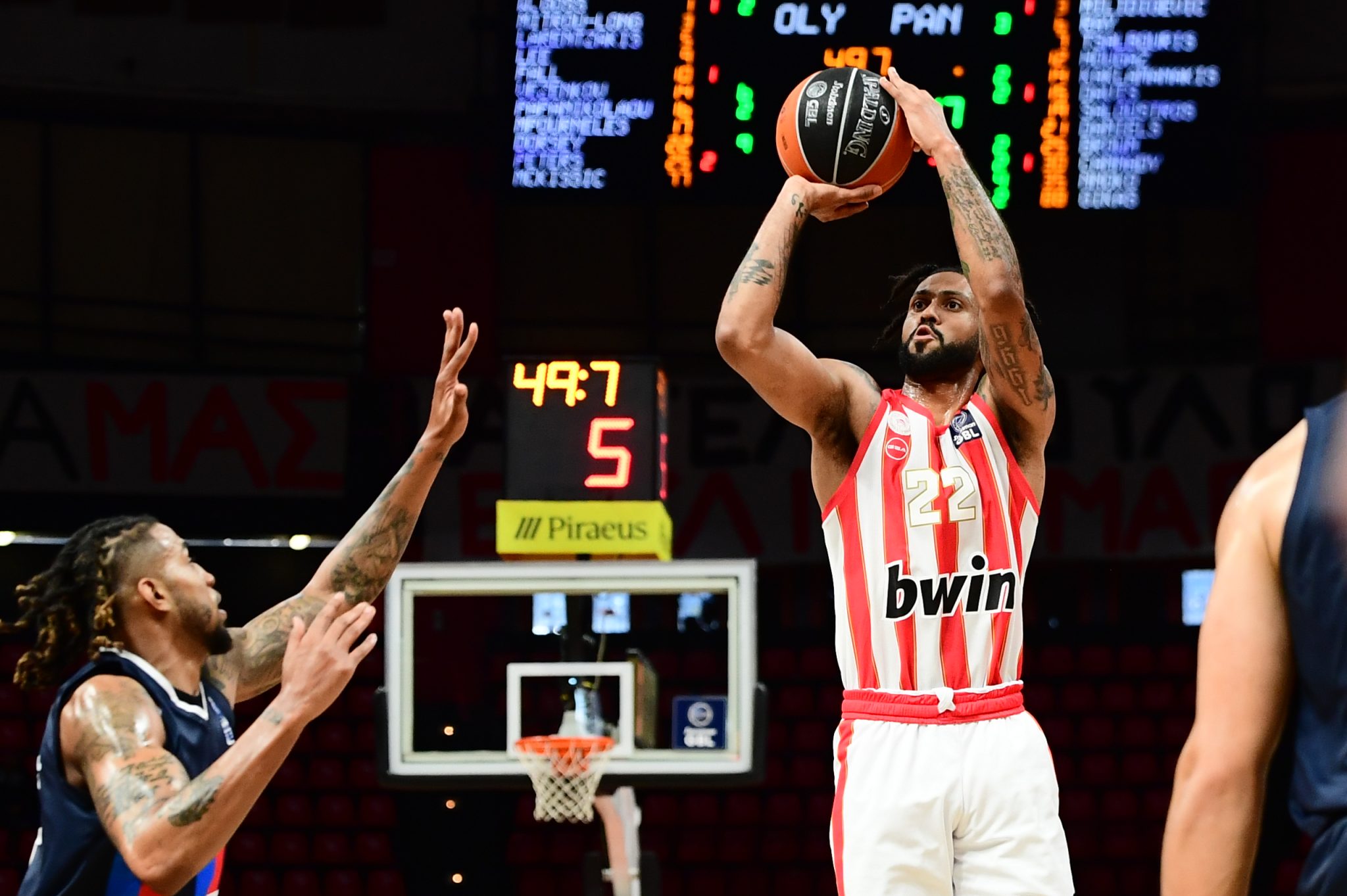 Stoiximan GBL : Ο Ολυμπιακός σαρωτικός στο β΄ ημίχρονο 106-67 τον Πανιώνιο - Zougla