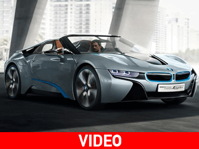 H νέα BMW i8 Spyder σε κίνηση!
